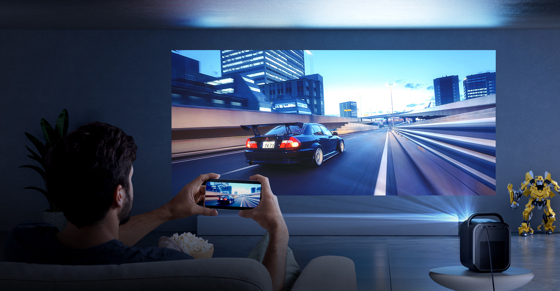 Beyond the TV: Exploring the Superior Advantages of Home Projector